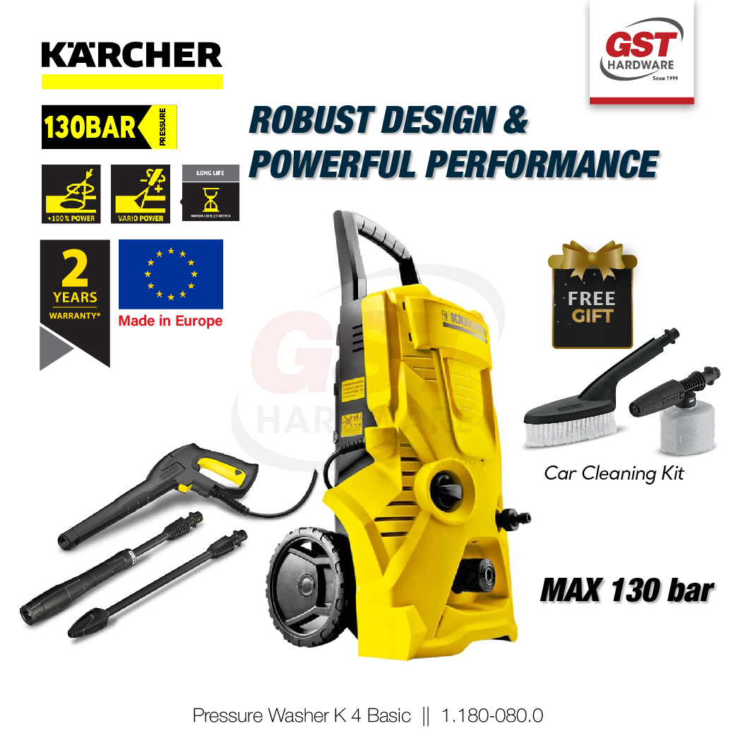 🔥 Karcher Water Jet K4 Basic Karcher K4 Basic Karcher Pressure Washer Water Jet High Pressure ...