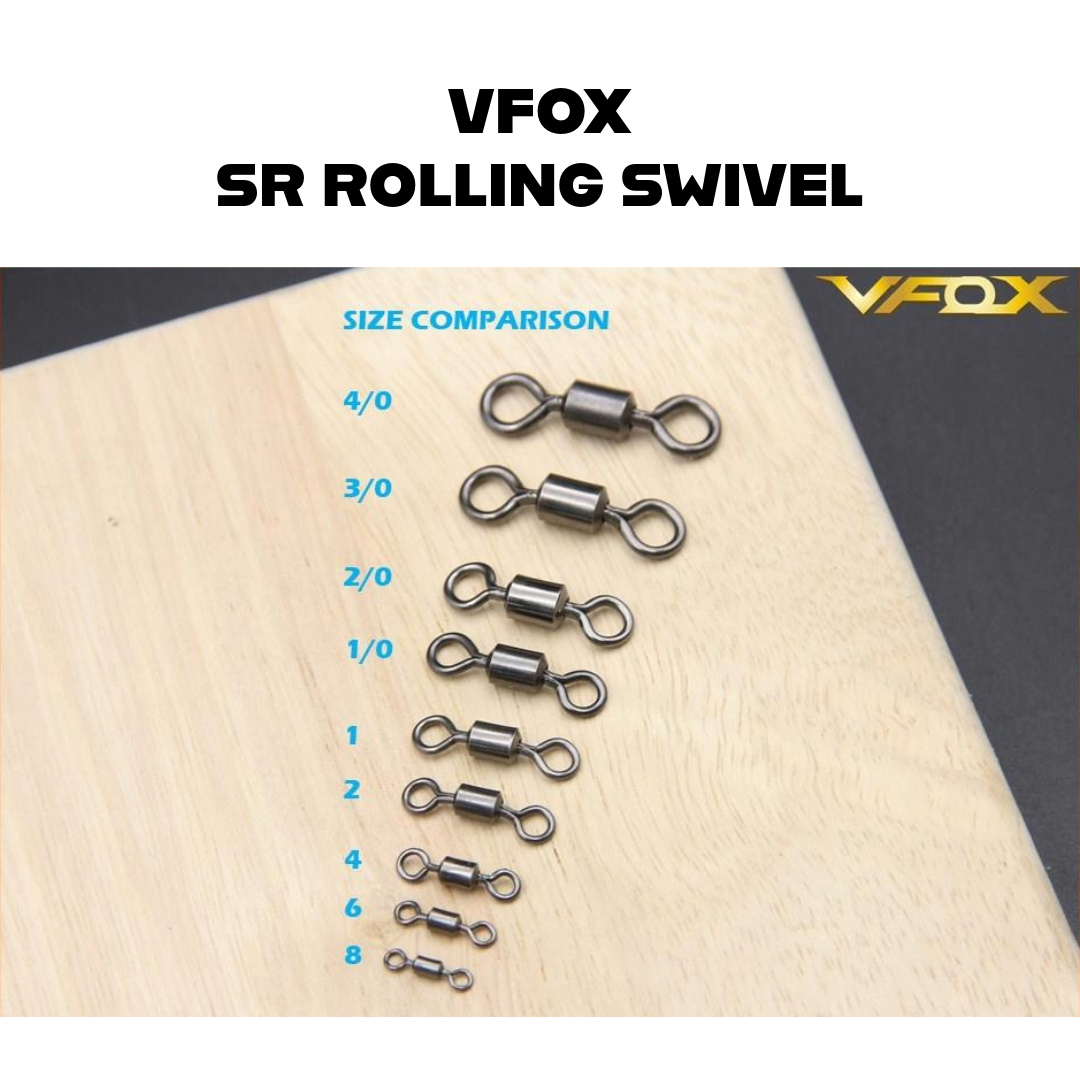 VFOX SR ROLLING SWIVEL Big Box Fishing Swivels Ultra Strong Kekili ...