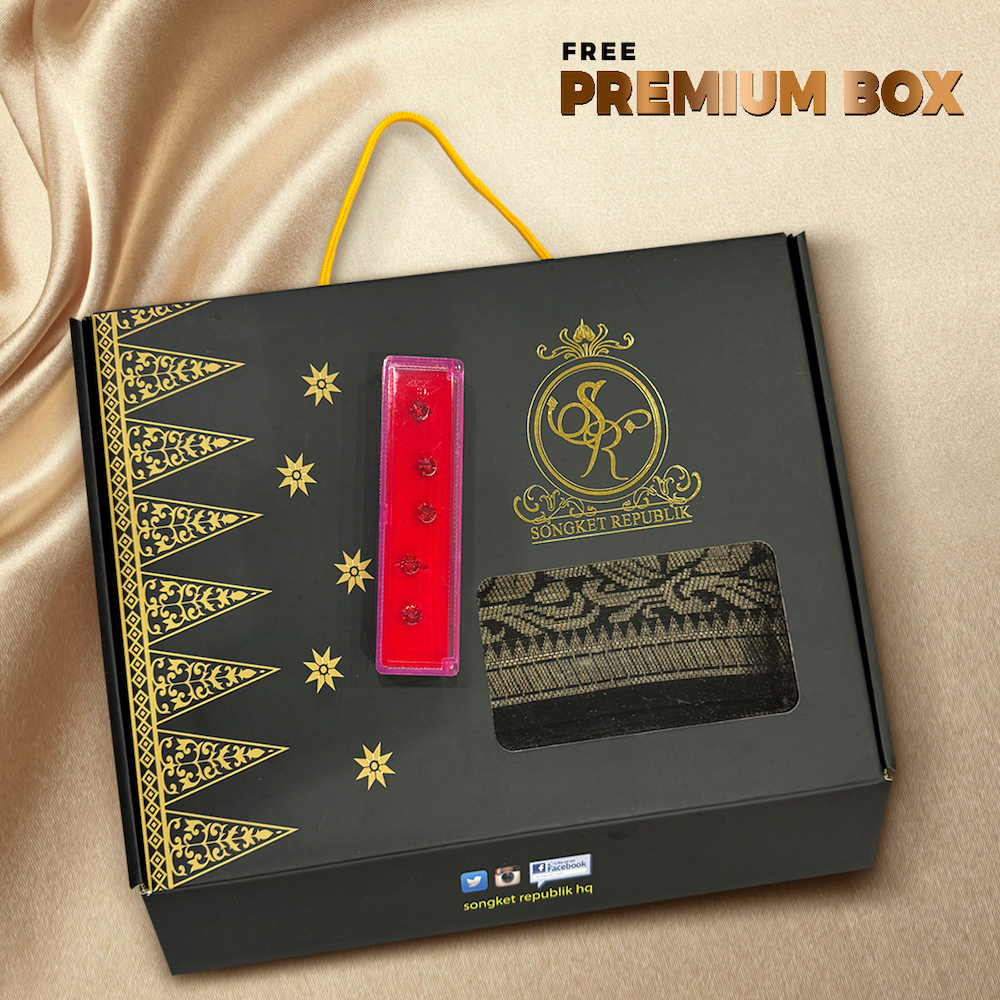 Sampin Tabur Klasik Exclusive Bunga Tabur Black Collection Black Gold ...