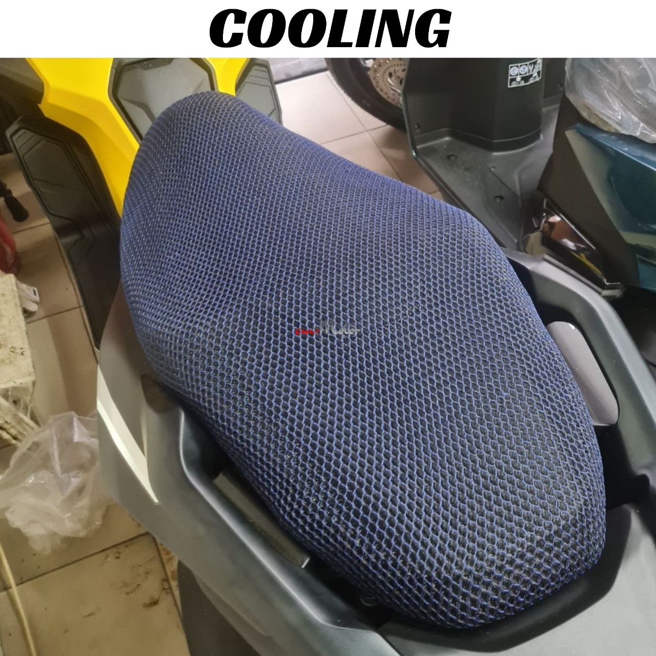 WMOTO ES125 Scooter Seat Cover Net 3D Motorcycle Jaring Motosikal ...