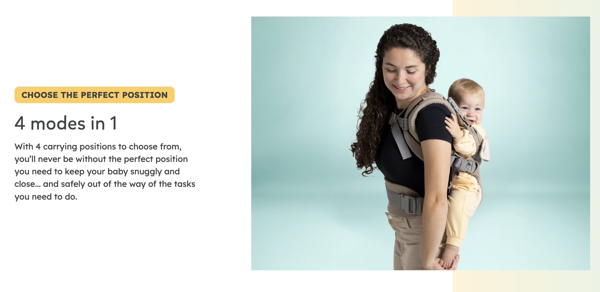 Joie Savvy Air Baby Carrier 4in1 Carrying Positions | Shopee Malaysia