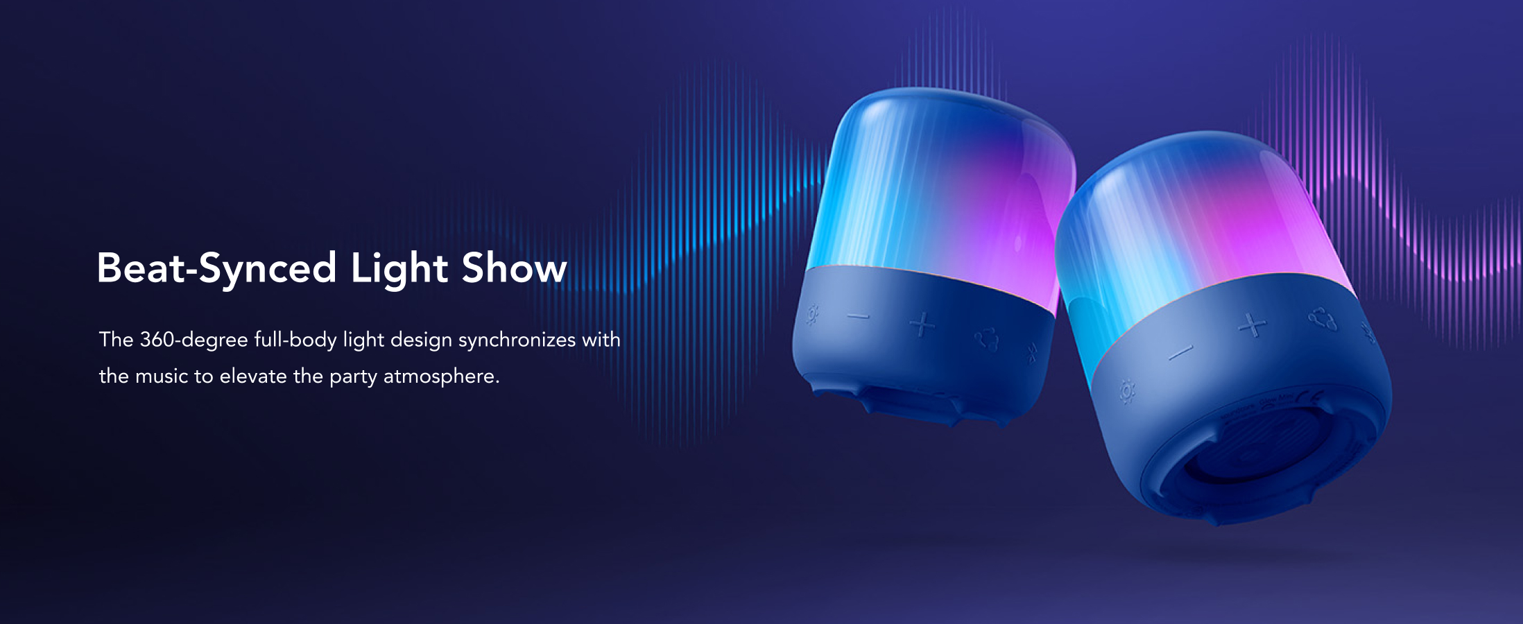 Anker Soundcore Glow Mini Portable Speaker A3136 | Shopee Malaysia