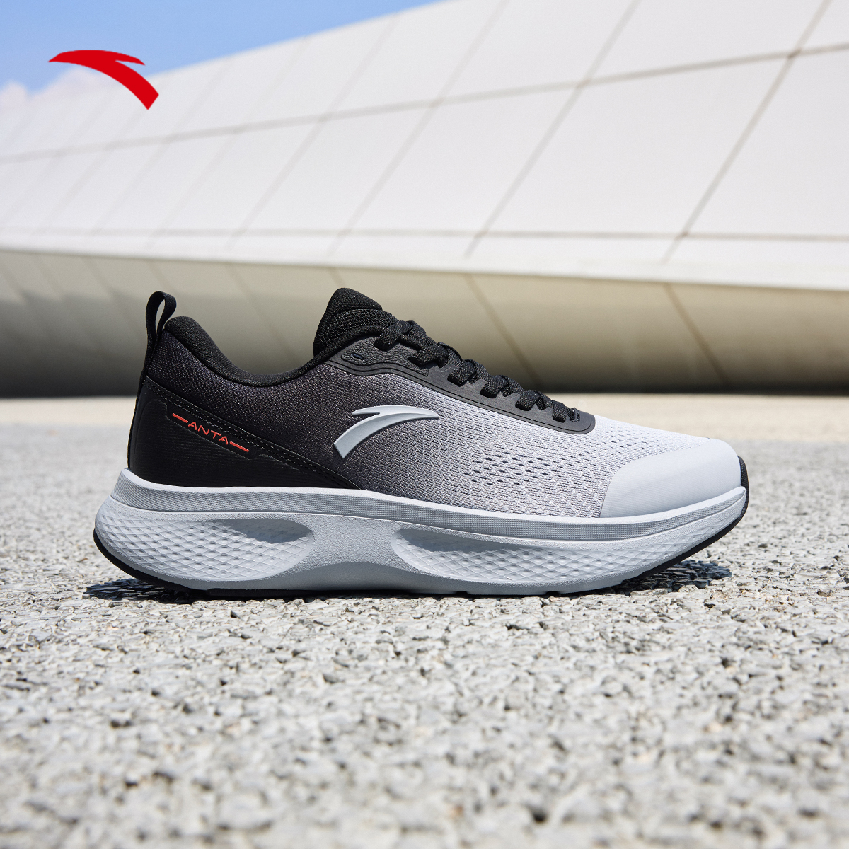 ANTA Men Basic Walking Cross Training Shoes 1124D7792-2 -Grey/Black ...