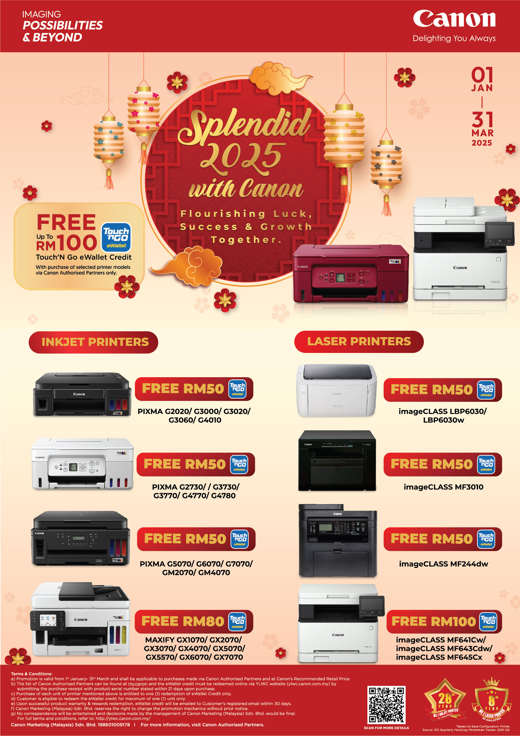 Canon Pixma All In One Ink Tank Color Inkjet Printer [Free Extra 790 ...