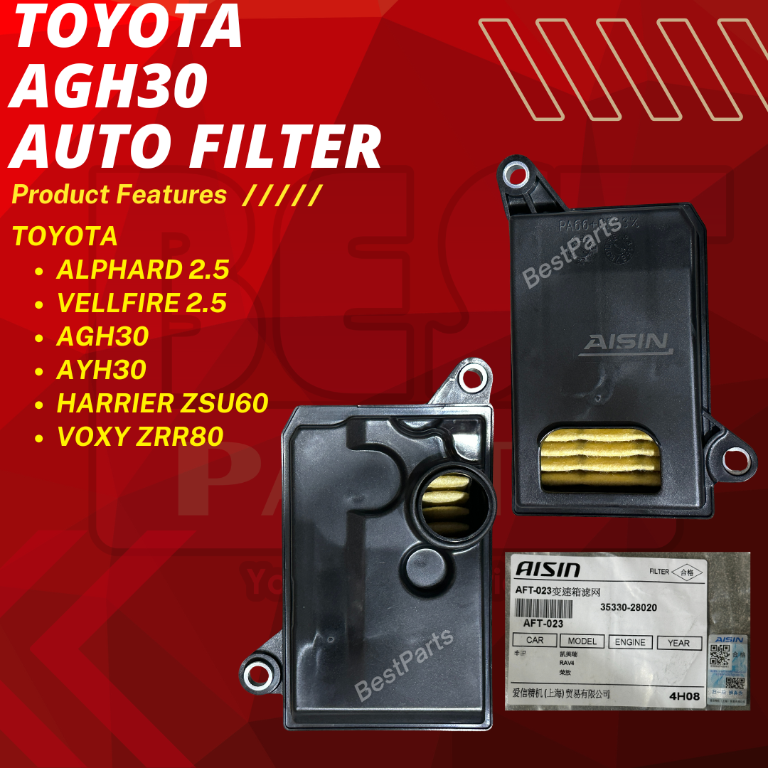 Toyota CVT Filter + Gasket Set 35168-28020 35330-28020 – Vellfire AGH30 ...