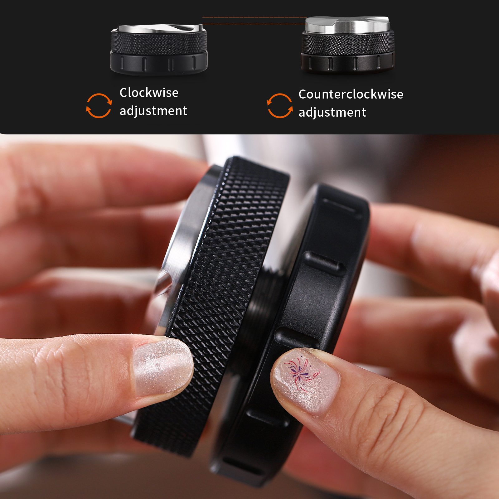 Bincoo - Wood Design Espresso Distributor 58mm/51mm - Three oars ...