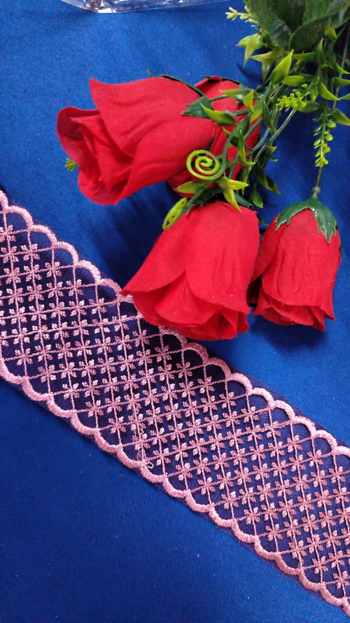 Kain Rendah,Tinggi 8cm, Border Lace Petak , Lace Meter, Embroidery ...