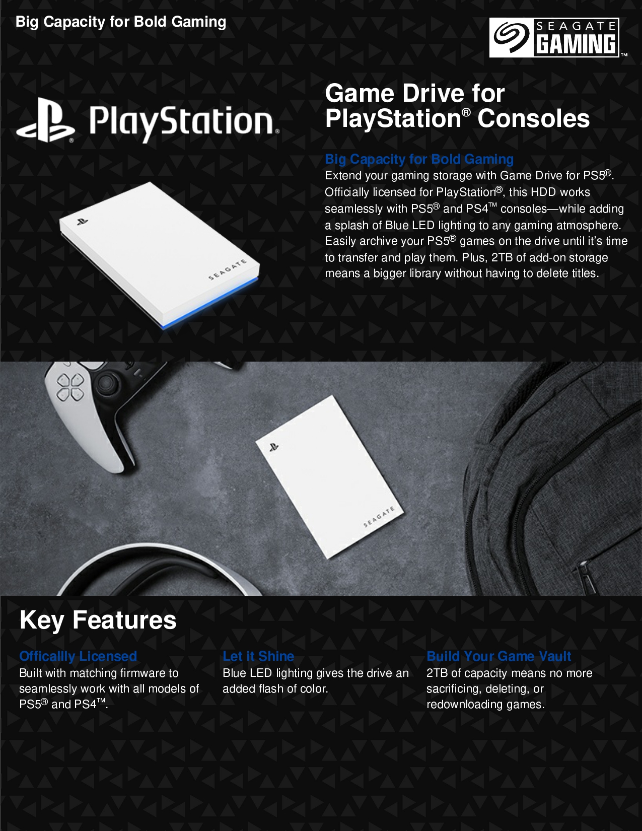 Seagate Game Drive Portable Gaming Hard Drives External Hard Disk EXT ...