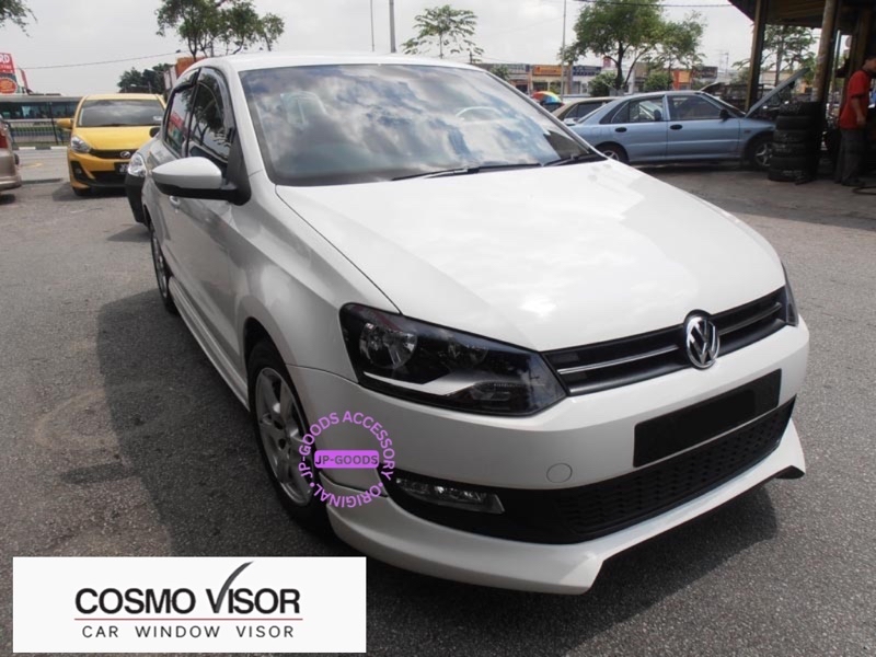 Volkswagen Polo HATCHBACK 2009 - Above Door Visor / Window Vent Visors ...
