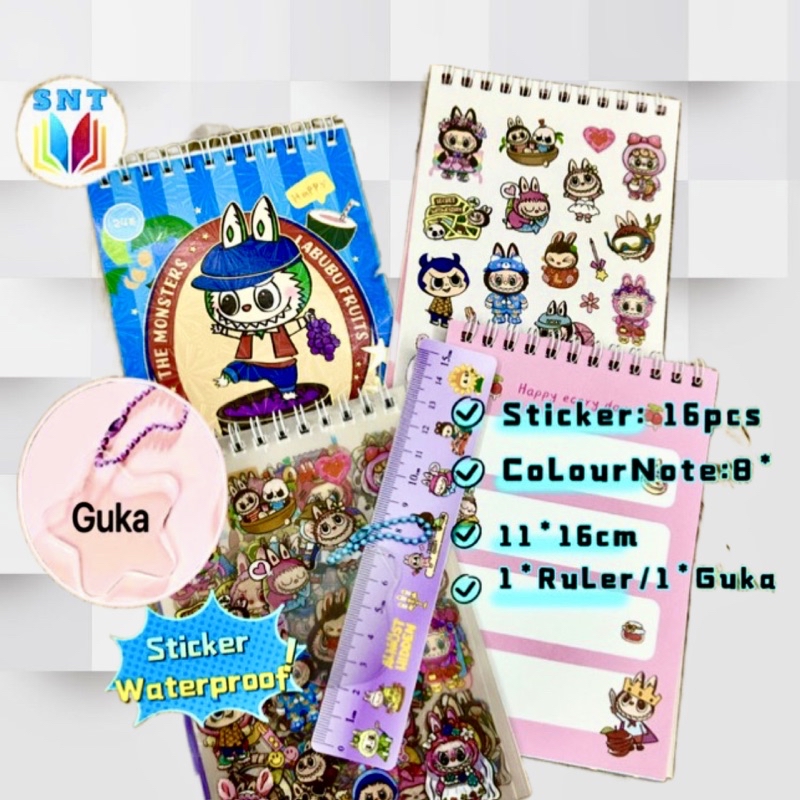 SNT(CY-BF 160) Stiker Buku Nota Sticker Cute Notebook Pad Sticker ...