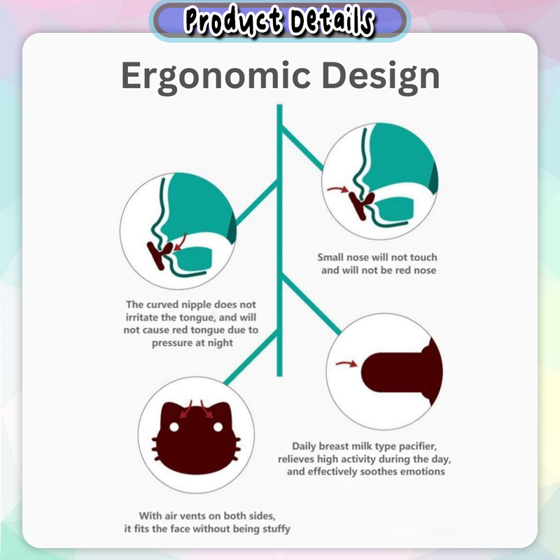 [Choo Choo Toy] Newborn Pacifier Baby Nipples Silicone Comfort Nano ...