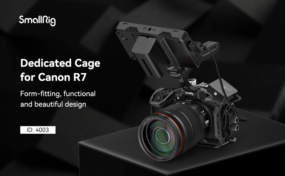 SmallRig 4003B "Black Mamba" Camera Cage for Canon EOS R7 | Shopee Malaysia