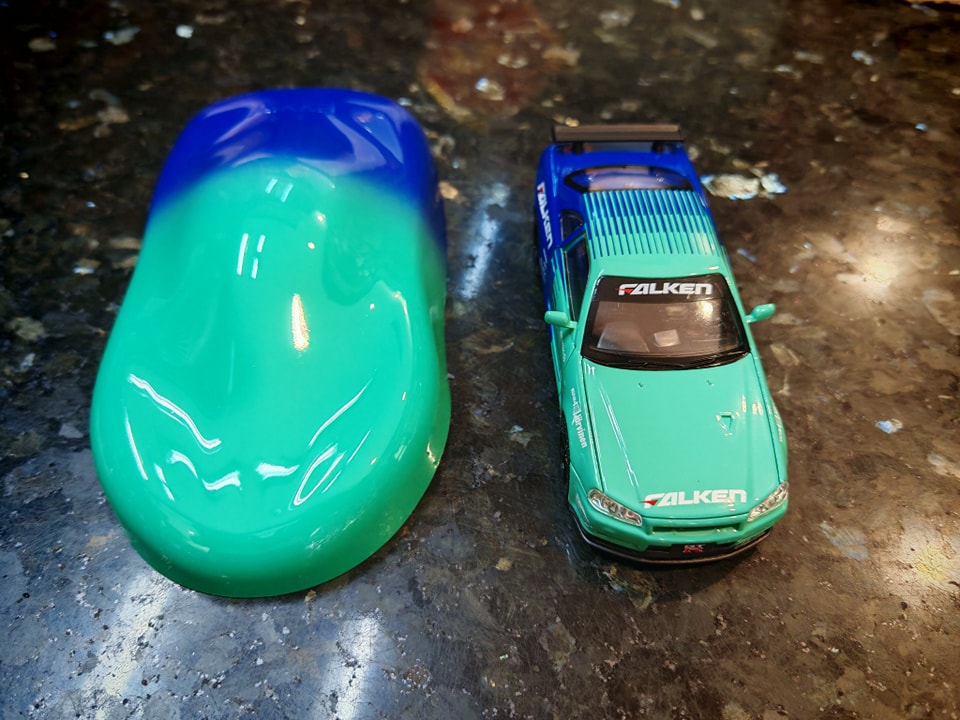 2K Paint 【 AIKKA AK240175 Falken Green & AK240176 Dark Blue 】Car Motor ...