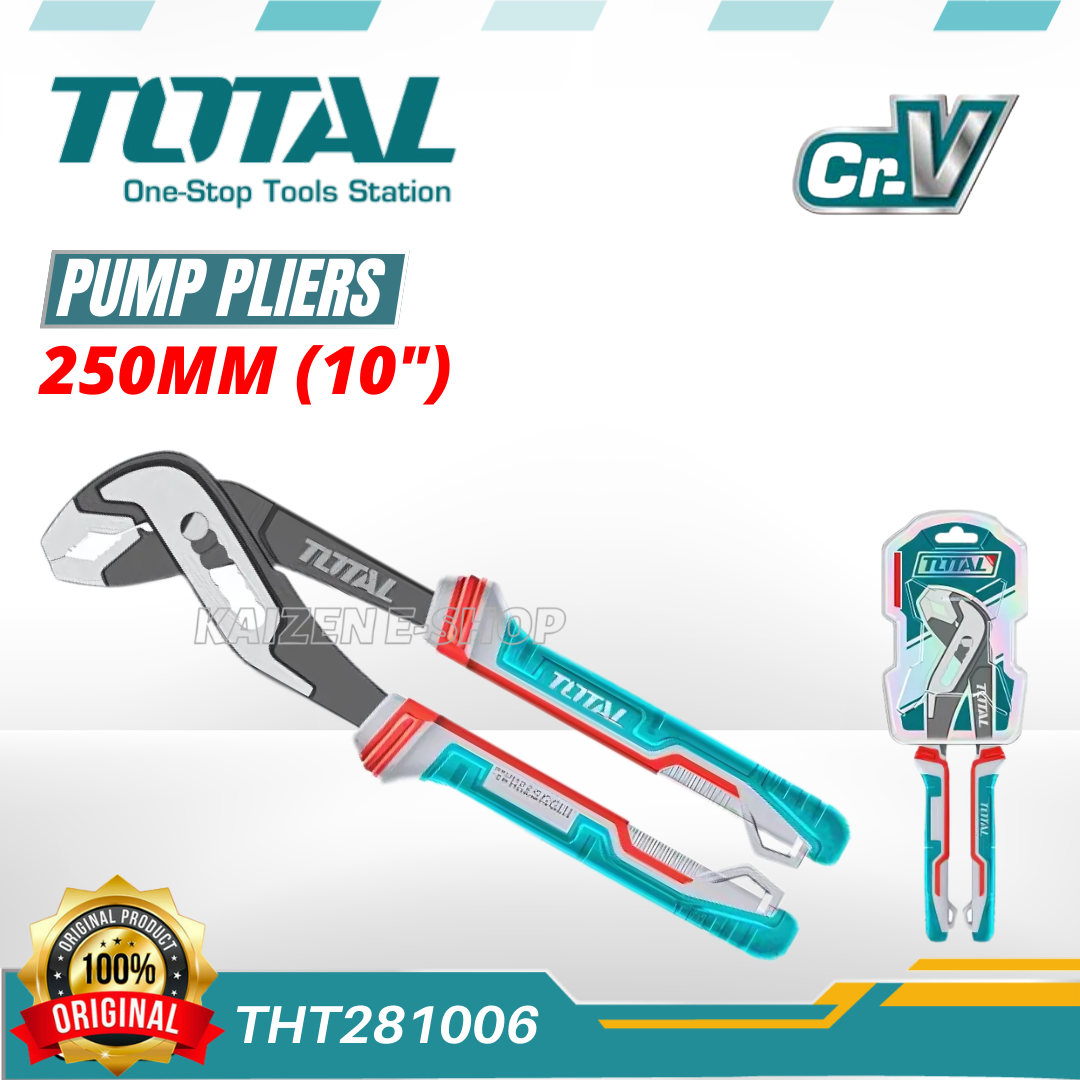 TOTAL THT281006 Pump Plier 10" | Shopee Malaysia