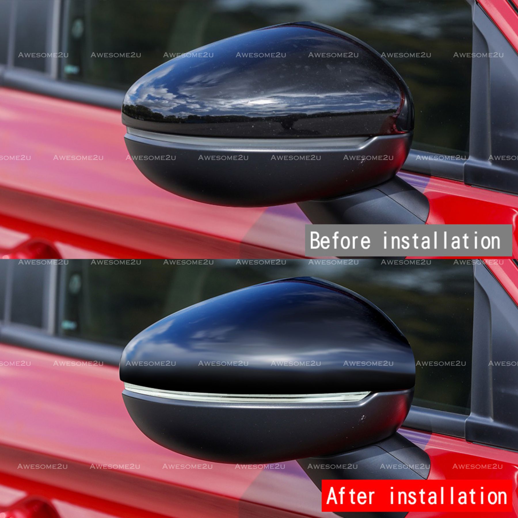 Awesome2u Honda WRV Car Side Mirror LED Lamp Running Turn Signal ...
