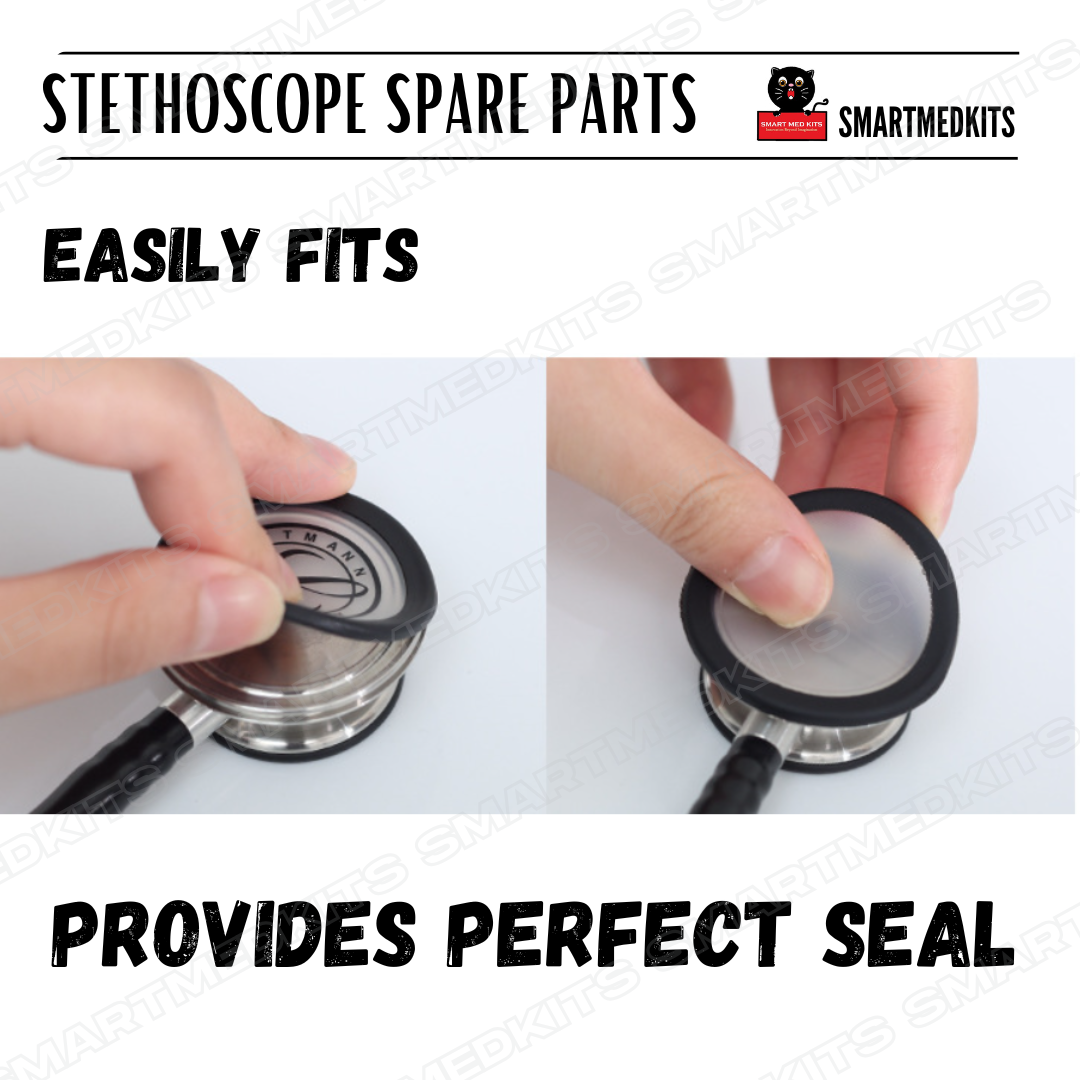 ⭐Stethoscope Spare Parts Accessories Bell Diaphragm Sleeve Rim Ring ...