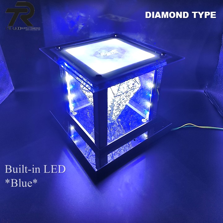 NON RUST 2in1 Aluminum Outdoor Crystal Ball Gate Lamp Gate Light ...