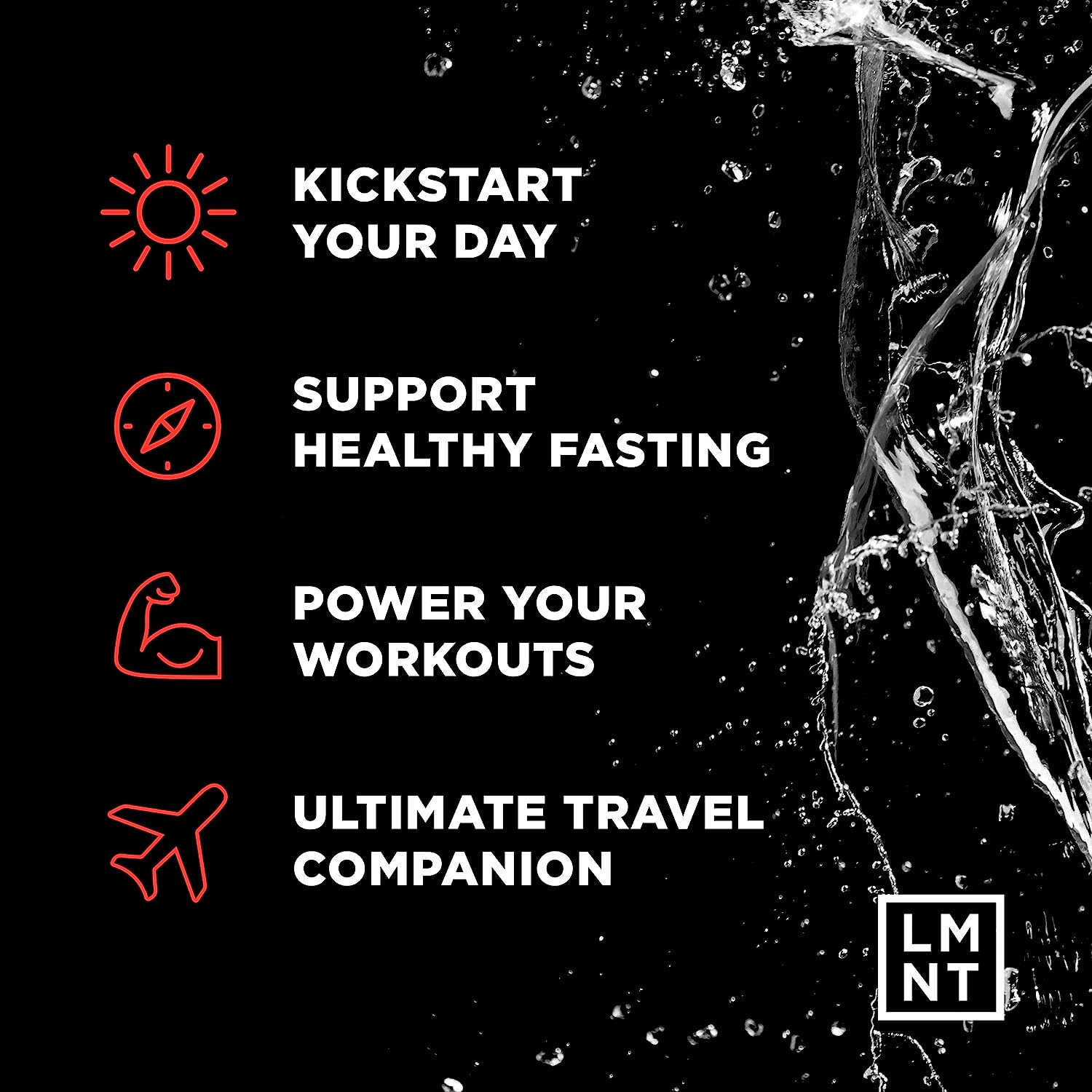 LMNT Keto Electrolyte Powder 1 Box (30 counts) - Vegan, Sugar Free Low ...