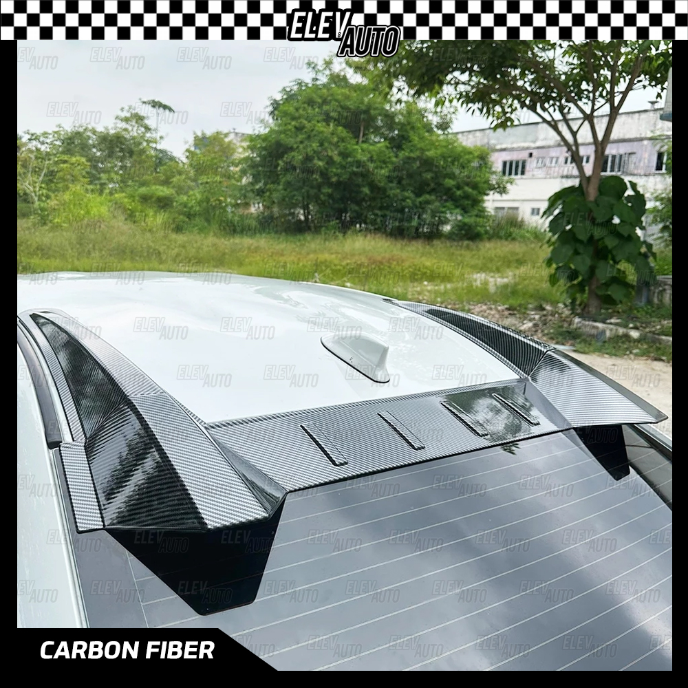 Toyota Vios NCP151 2018 - 2023 Rear Top Roof Spoiler Carbon Matte Black ...