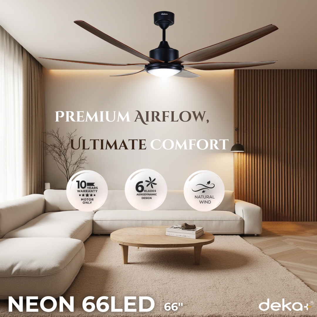 🔥NEW + FREE SHIPPING + GIFT🔥 DEKA+ NEON 66'' LED 6 Blade 24 Speed ...