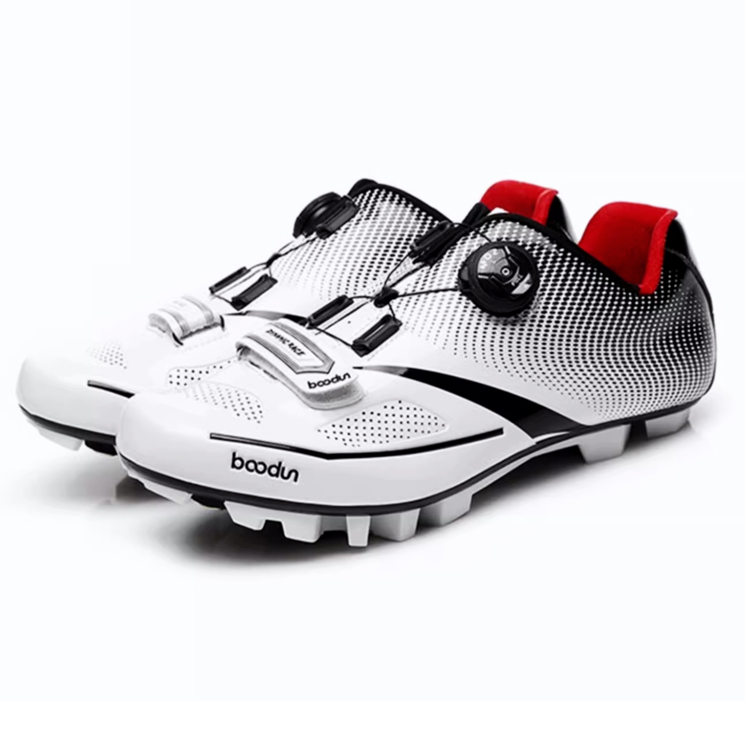 🔥Ready Stock🔥Boodun MTB-043 SPD MTB Cycling Shoes Bicycle Shoe Mountain Bike Cleat Shoes White ...
