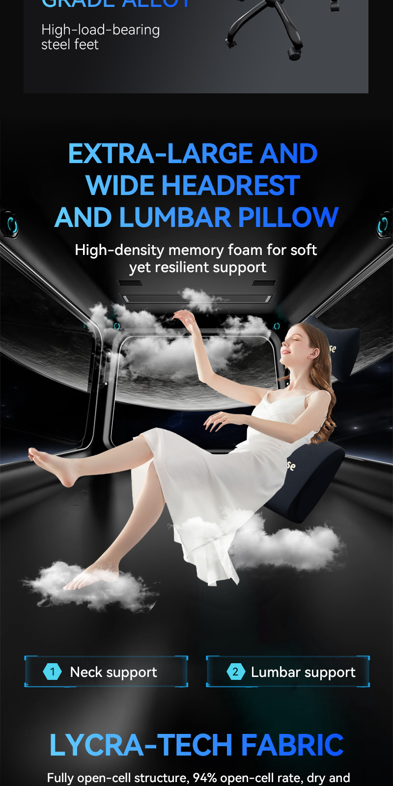 Xpanse Xcelon Gaming Chair Kerusi Office Ergonomic Computer Chair With ...