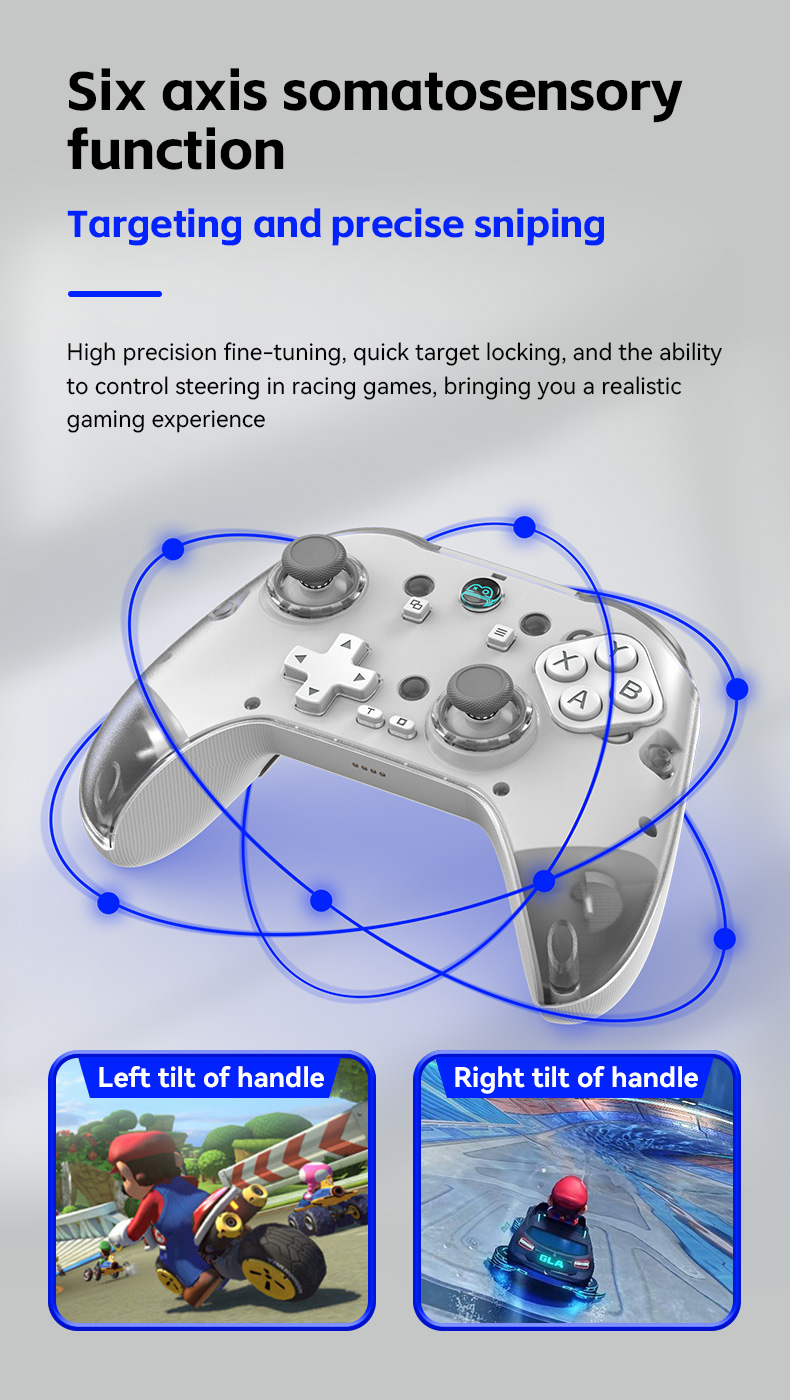 Z04 Wireless Gaming Gamepad Bluetooth Controller With Hall Joystick ...
