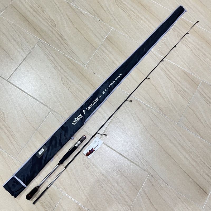 KYODA ATLANTIS SPINNING / BAITCASTING FISHING ROD • SOLID CARBON HI ...