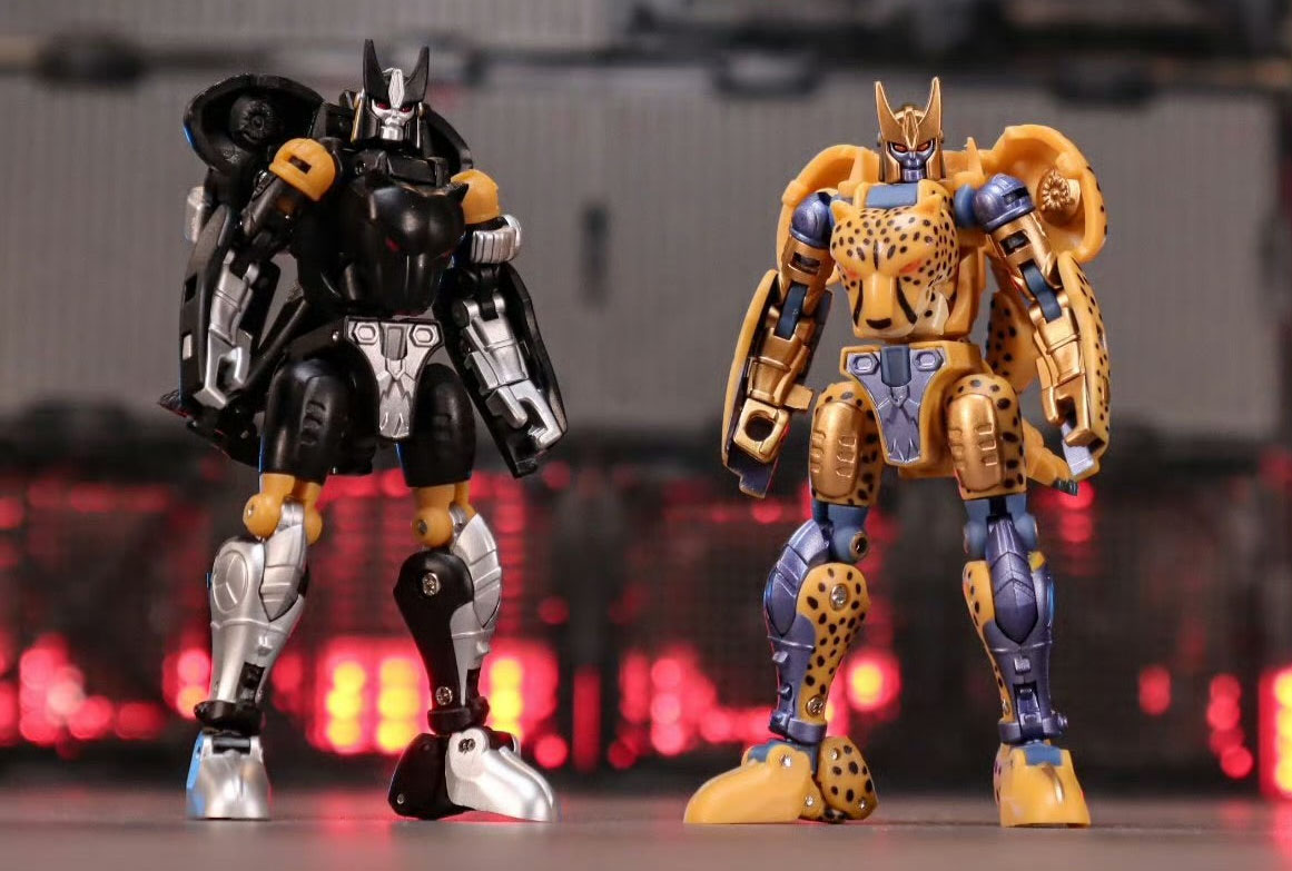 Robot Toys Transformable Robot- RT-03 & RT-03B Working Leopard Beast ...