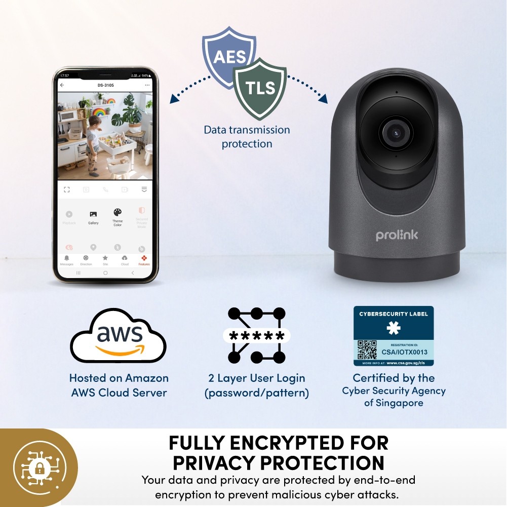 AI-Powered 4MP 2K QHD Dual-Band WiFi Sound/Motion Detection Smart IP ...