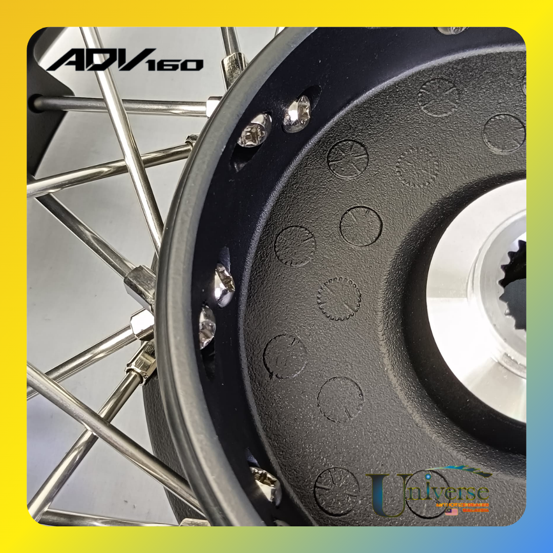 HONDA ADV 160 SPOKE RIM Aluminum ALLOY RIM Gold and Black | Shopee Malaysia