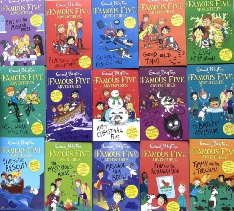 Enid Blyton Famous Five 5 Story Books | Shopee Malaysia