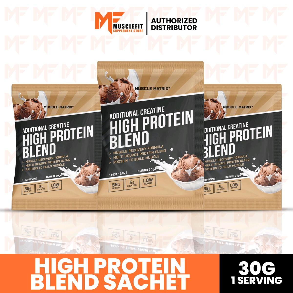 Muscle Matrix High Protein Blend With Creatine 1 sachet / 30 g powder ...