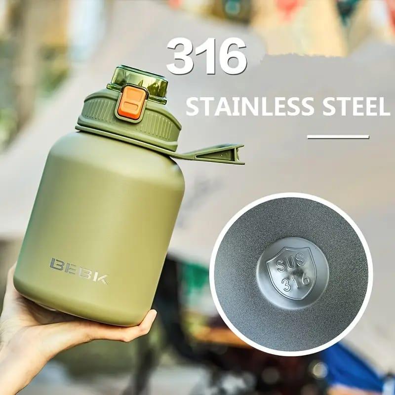Botol Air Termos Panas Sejuk BEBK Stainless Steel Super Large Thermos ...