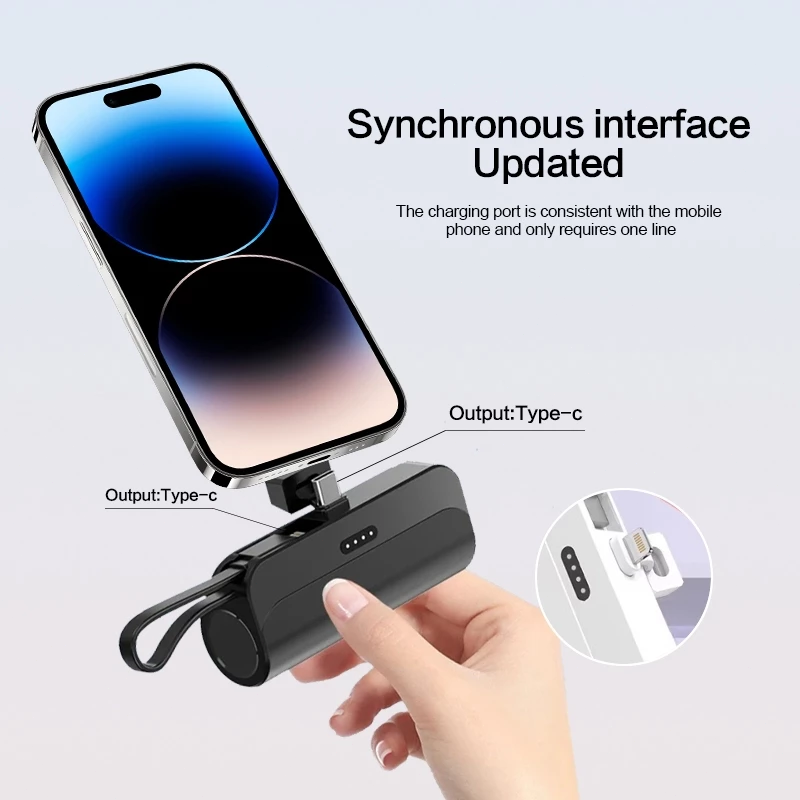 COD Mini Power Bank 2500mAh Type C Fast Charging Output Support For ...
