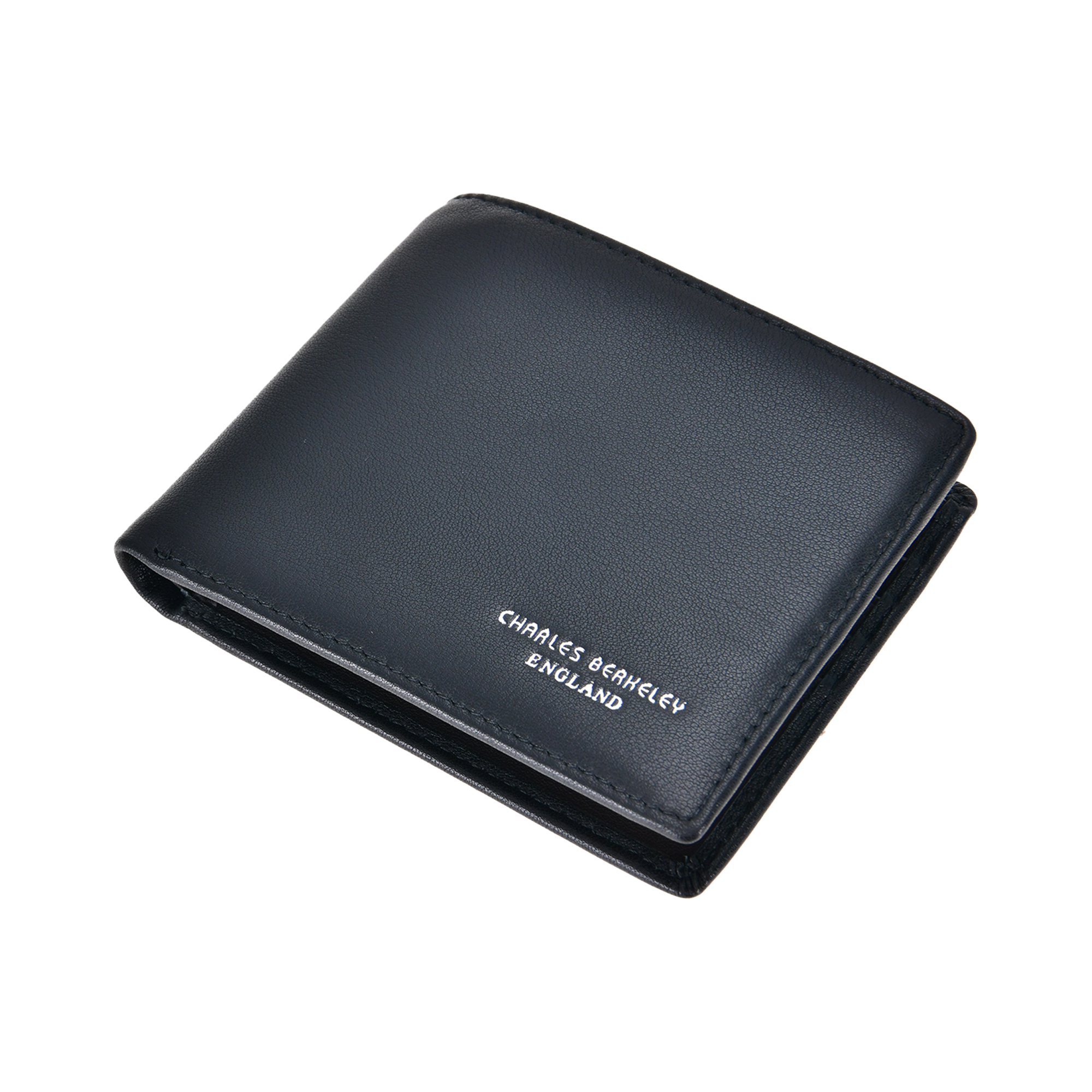 Charles Berkeley MASON-EX Men's Leather Bi-Fold Wallet 8 Card Slots ...