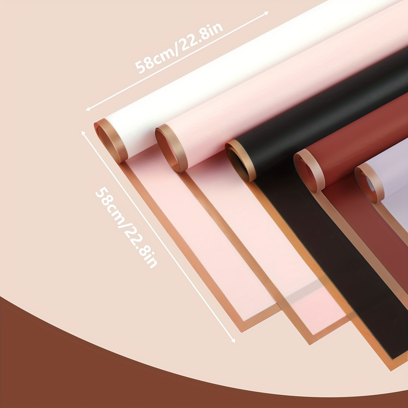 20 Pcs Gift Wrapping Paper Florist Flower Bouquet Paper Waterproof ...