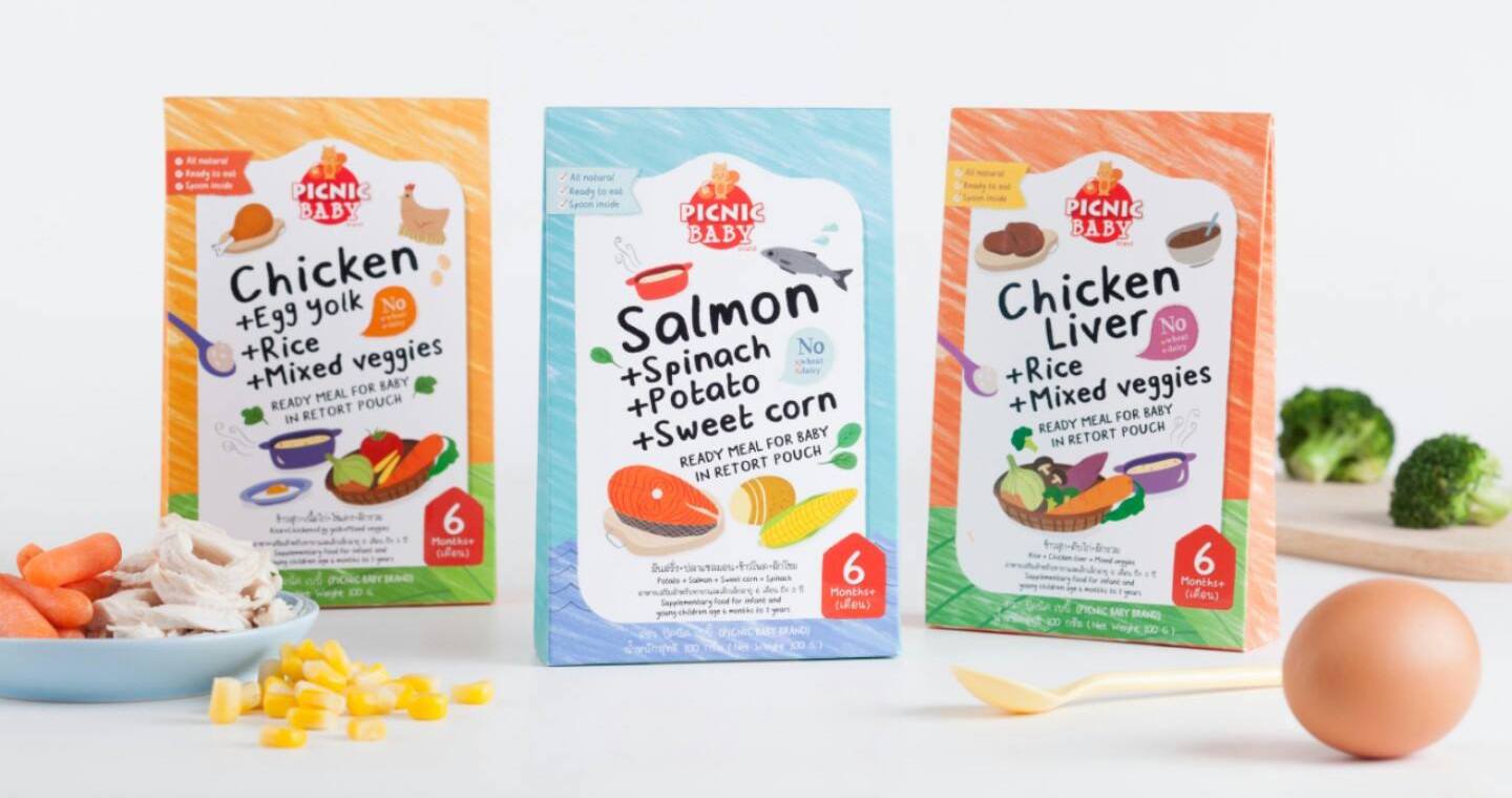 Picnic Baby Ready to Eat Baby Food Pouch | Halal Baby Food (100g - 120g ...