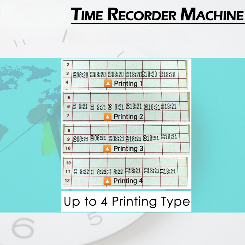 Time Recorder Machine | Punch Card Machine | Attendance Machine | Mesin ...