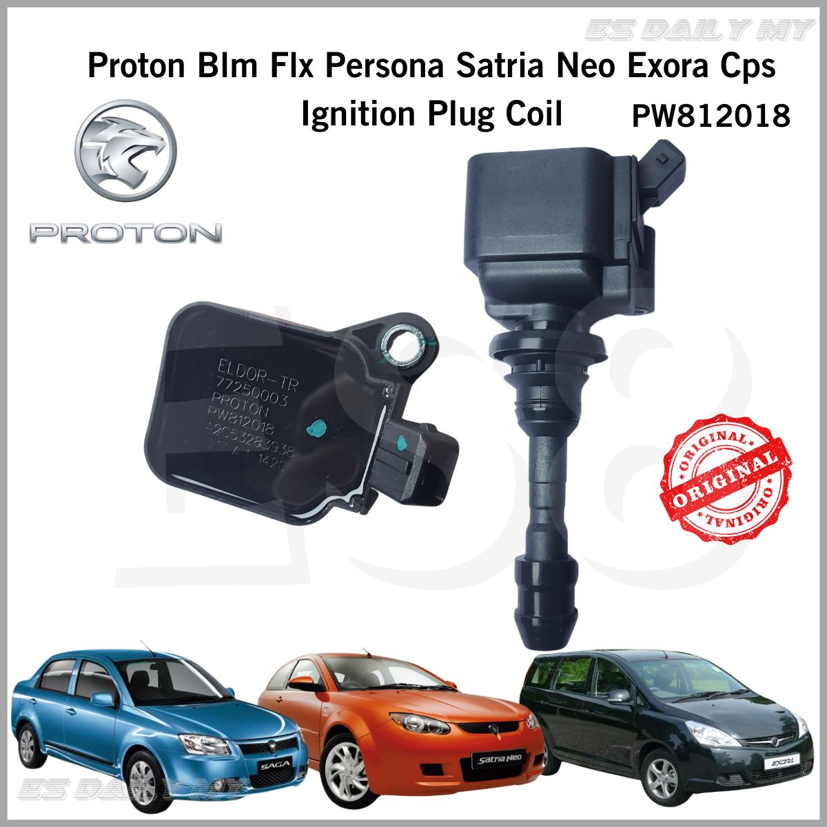 Proton Blm Fl Flx Persona Satria Neo Exora Cps Ignition Plug Coil ...