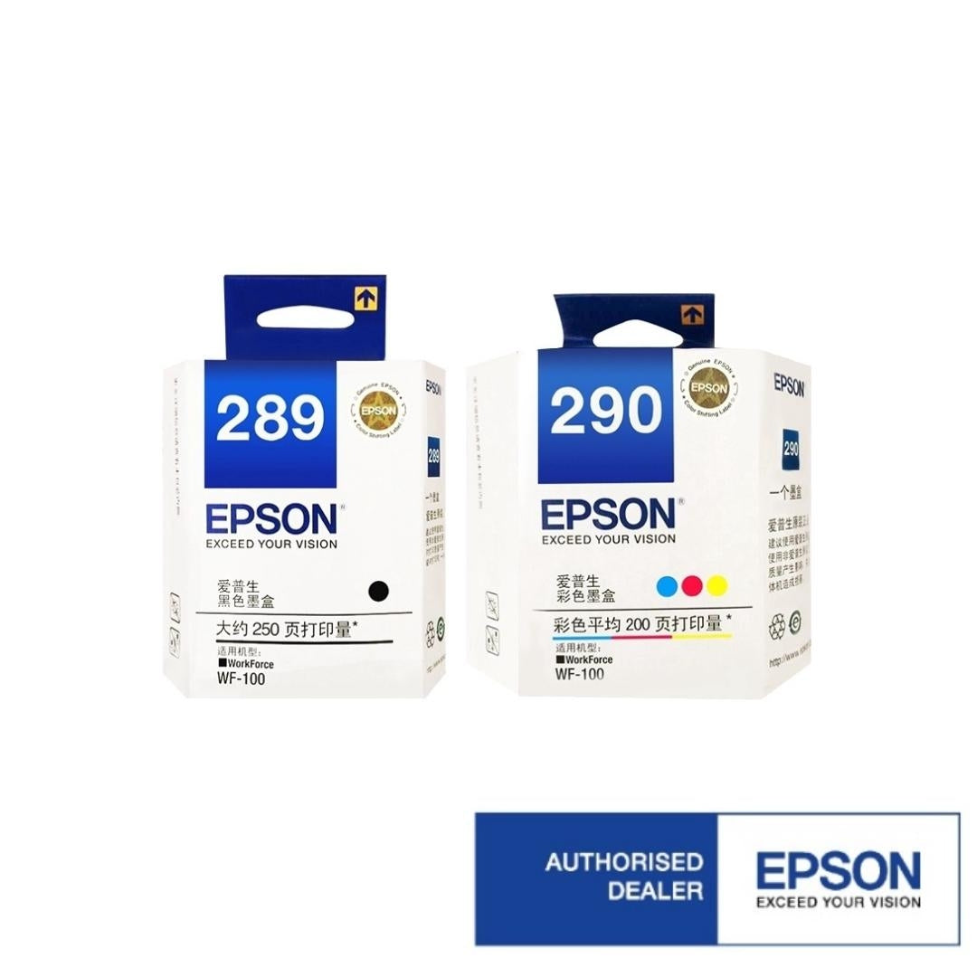 Epson T289 / T290/ T295 Ink Black Cartridge For WF-100 | Shopee Malaysia