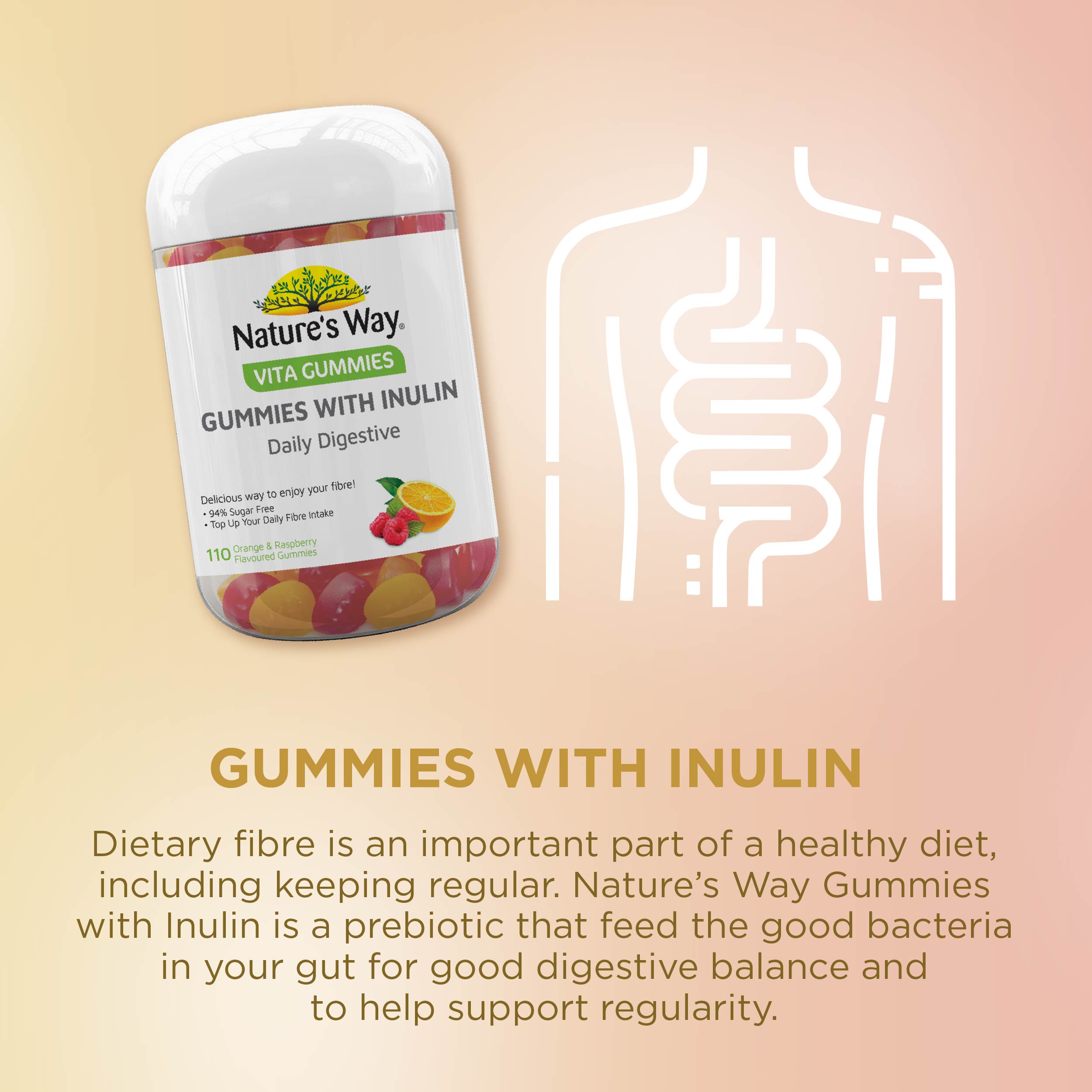 [Short Expiry] Nature’s Way Vita Gummies with Inulin 110s | Shopee Malaysia