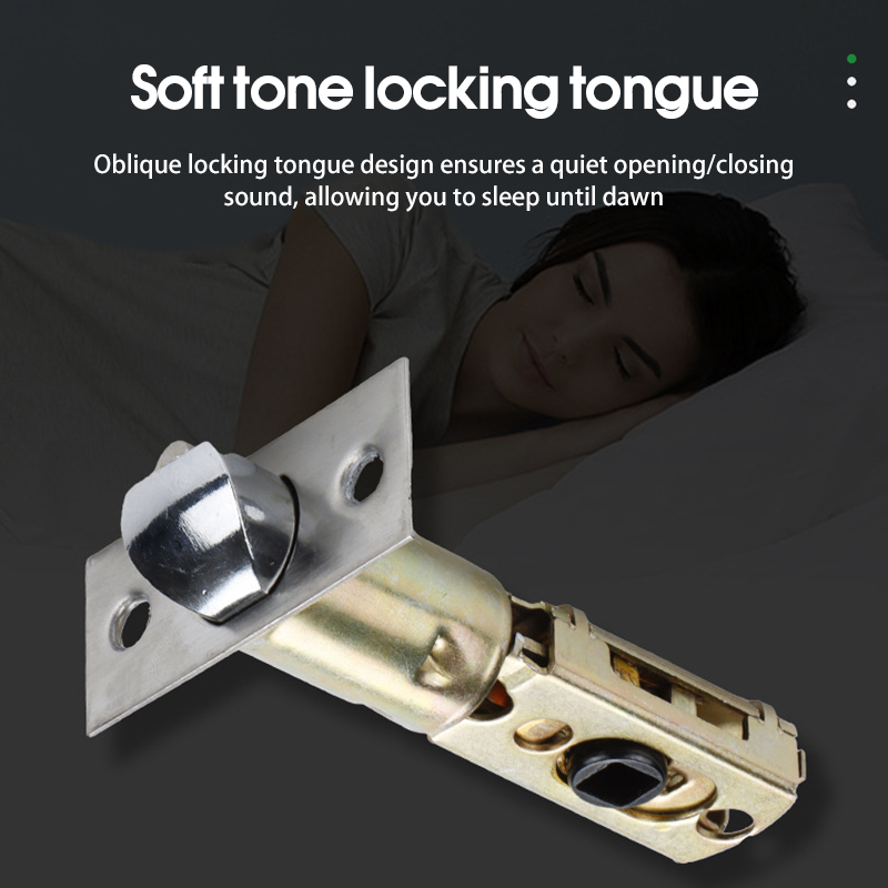 Door Lock L Type Handle Tubular Rod Cylindrical Door Lock Tombol Pintu ...