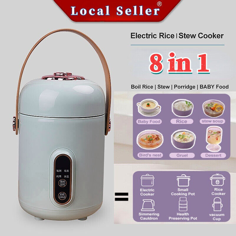 XIAOMI 8 In 1 Multi Electric Stew Pot Electric Rice Cooker Porridge Soup Stew Lunch Electric ...
