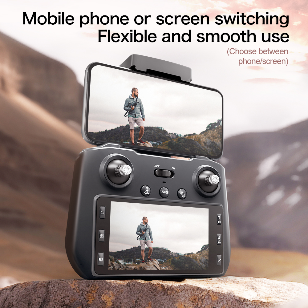 New XT808 MAX Drone Screen Display 5g Optical Flow Gps Folding Drone ...