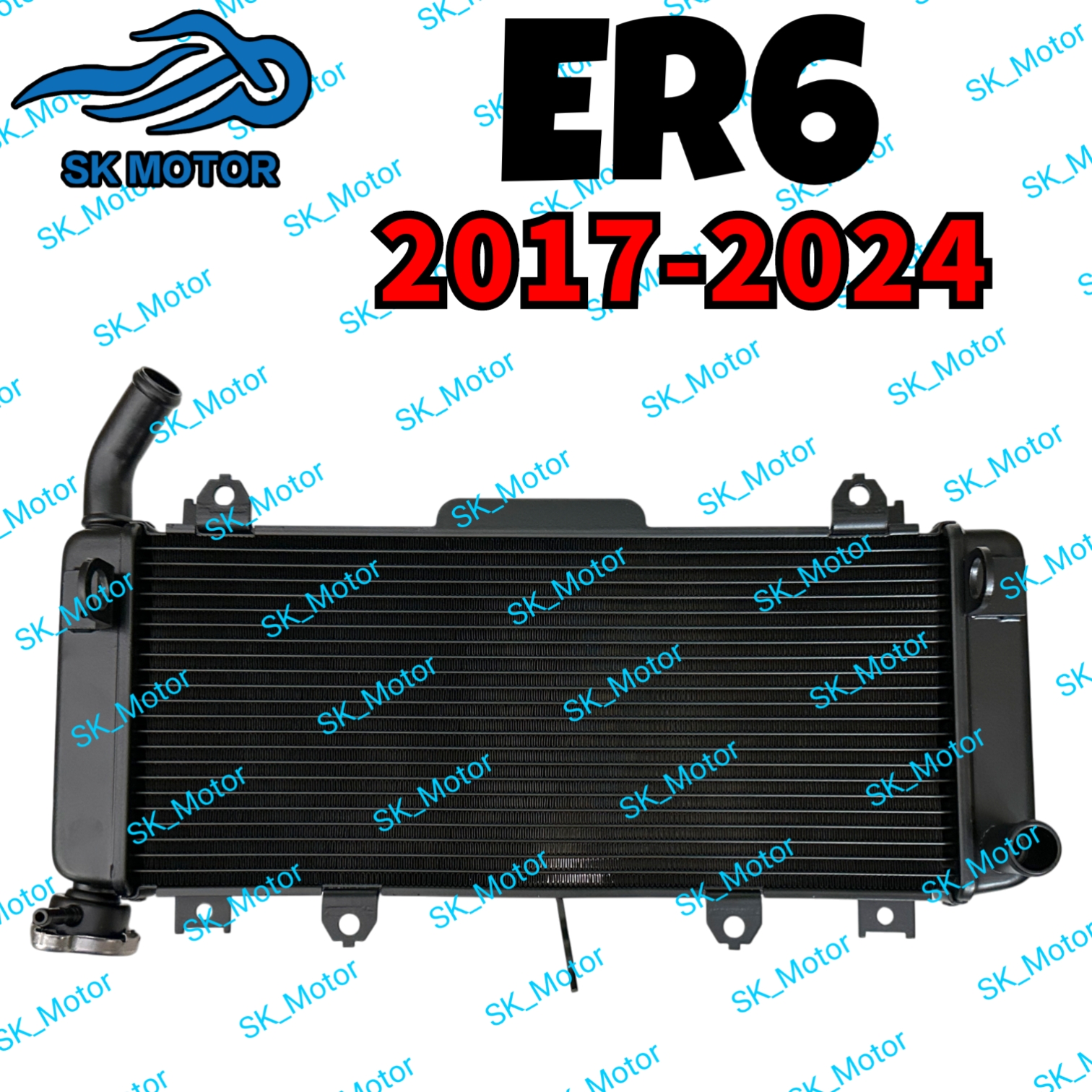 Kawasaki ER6 NINJA VERSYS ER 650 06-08 Z650 17-24 Radiator / Coolant ...