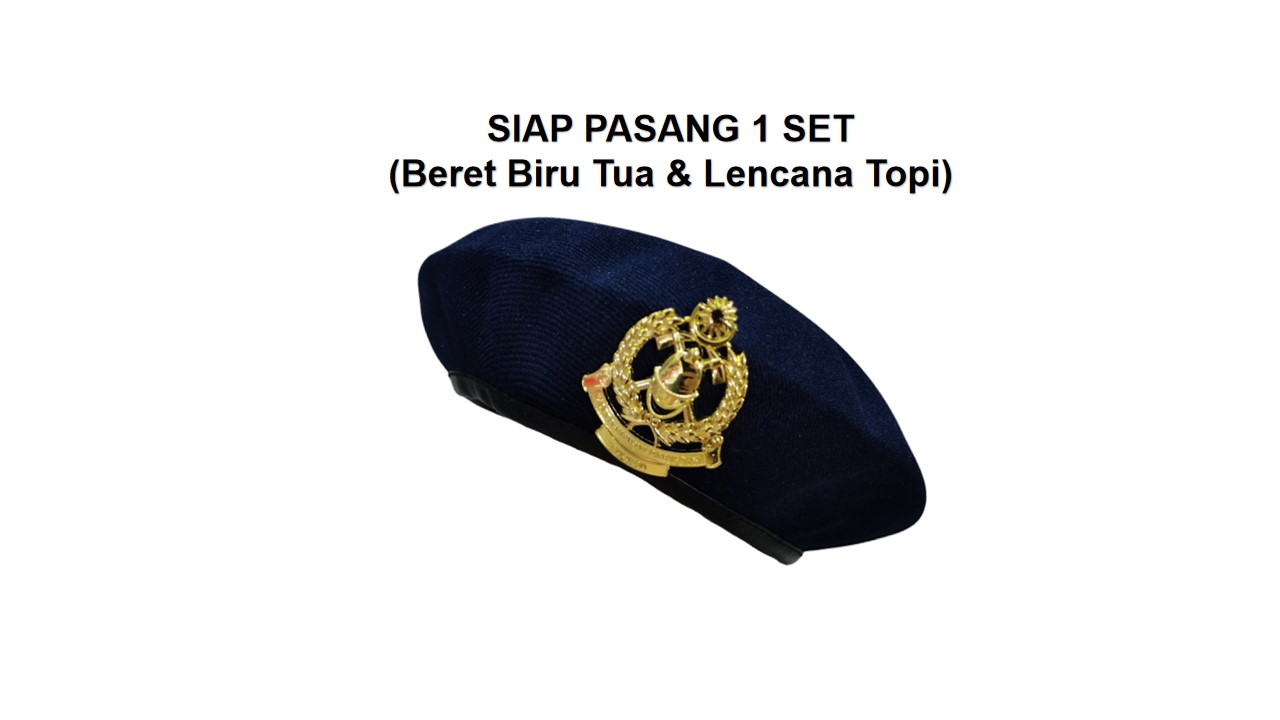 Beret Topi Kadet Bomba Sekolah Menengah & Bomba Junior Sekolah Rendah ...