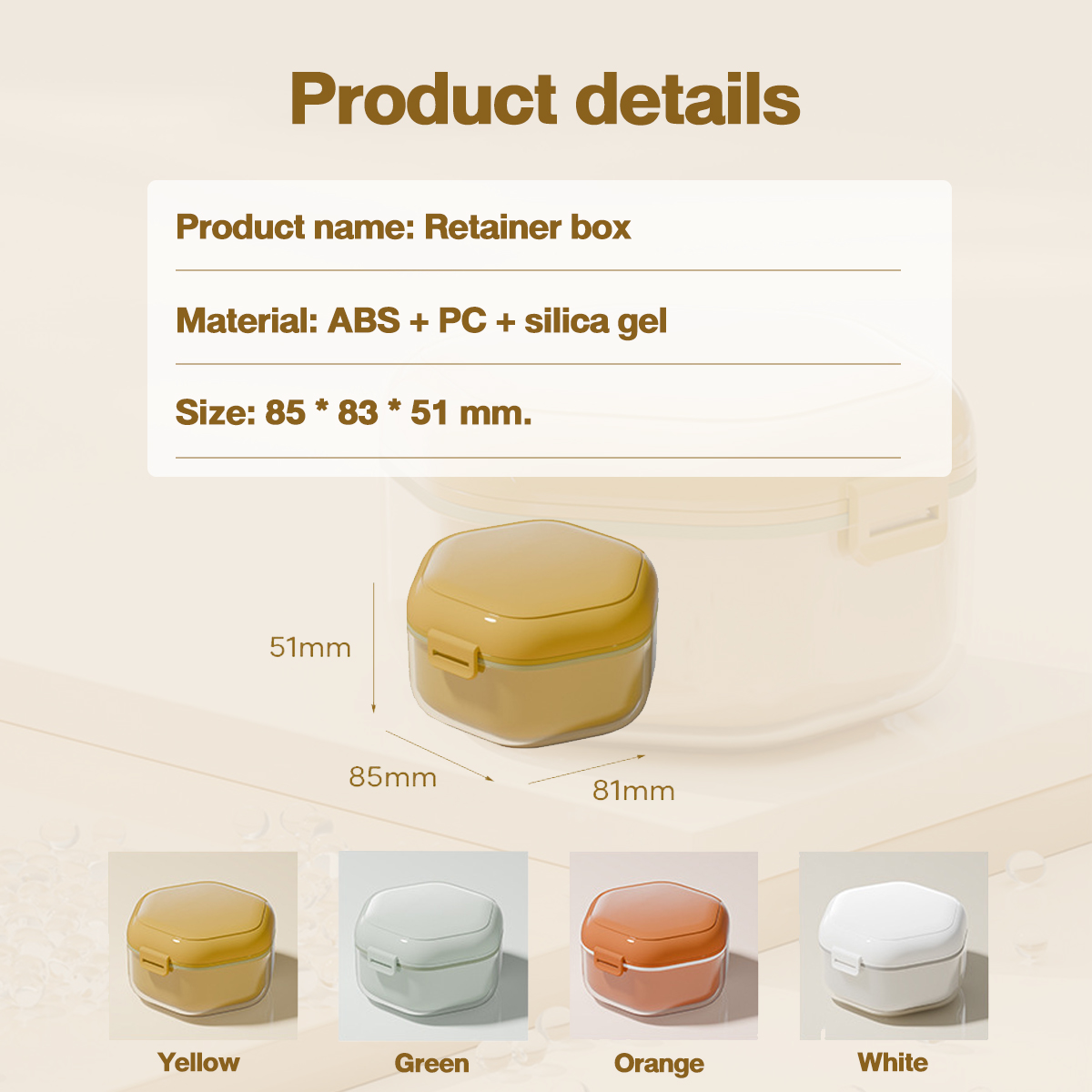 Retainer Box teeth storage denture container bekas simpan gigi retainer ...