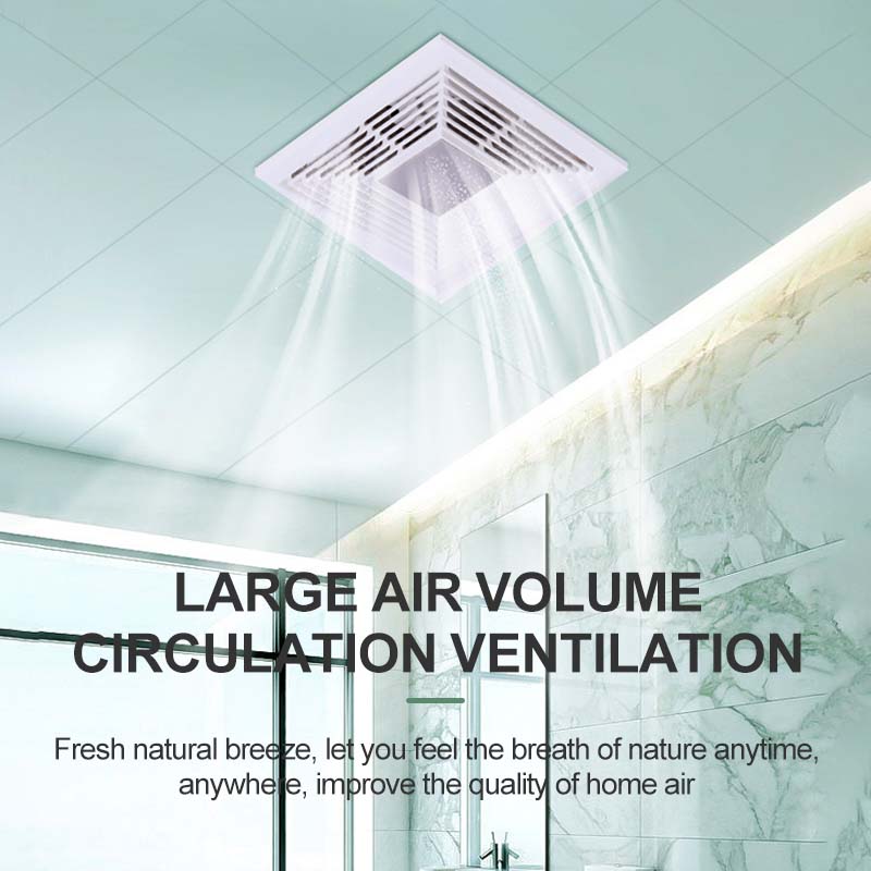 Ceiling Exhaust Fan Toilet 6/8/10/12/14 inch Household Silent Bathroom ...