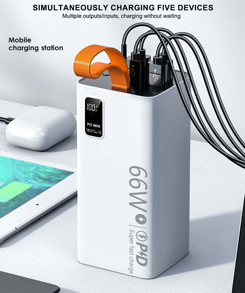 DOSEN Quality 66W Super Fast Charging Power Bank K7 Black/White QC 3 ...